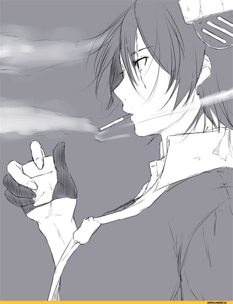 Аниме арты с сигаретой фото и картинки Abrakadabrafun