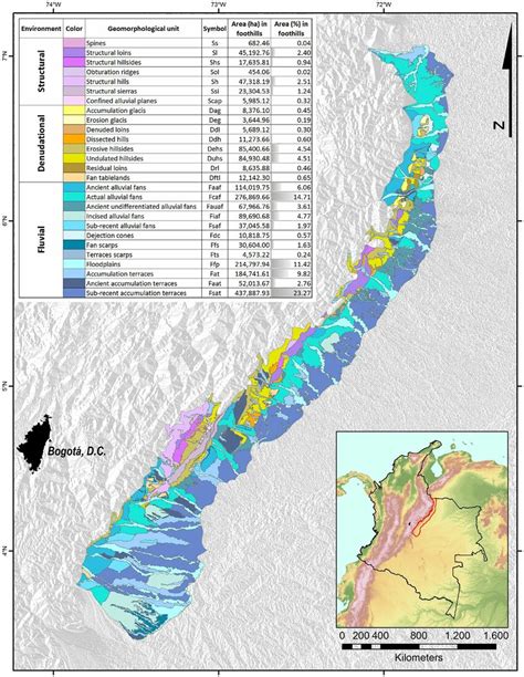 Geomorphological Map Download Scientific Diagram