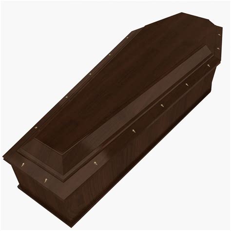 Wooden Coffin 3d Model By Birdfix