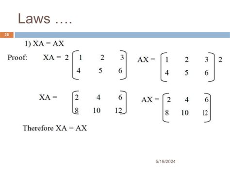 2 Chapter Two Matrix Algebra And Its Applicationpptx