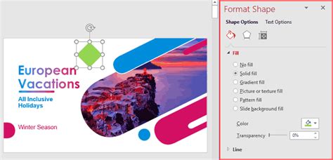 format task panes in powerpoint 365 for windows