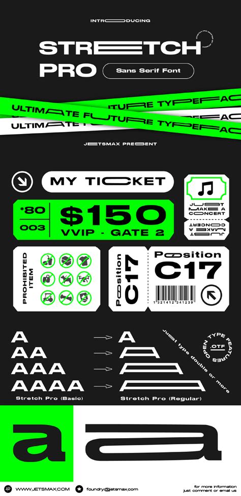 Stretch Pro Font