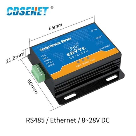 Promo Ebyte E810 Dtu Rs485 V2 Modbus Rs485 To Ethernet Device Converter Diskon 9 Di Seller