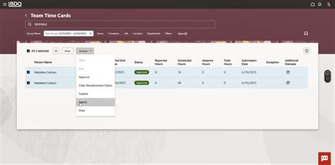 Unable To Delete Time Card In Team Time Cards — Cloud Customer Connect