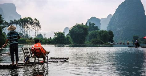 Excursión Privada De Un Día A Los Alrededores De Guilin Yangshuo Balsa