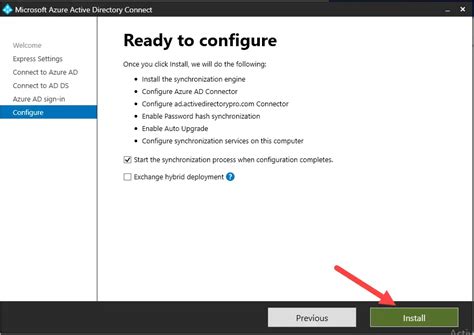 Azure Ad Connect Install And Setup Guide Active Directory Pro