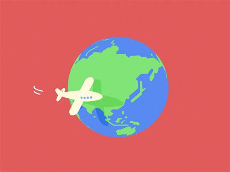 Around The World Motion Graphics Animation