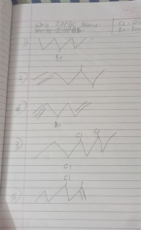 Write Iupac Name W Hic Iupaec1 −chl Bn −brol 1 Ccc1cc C Cc1br2c C