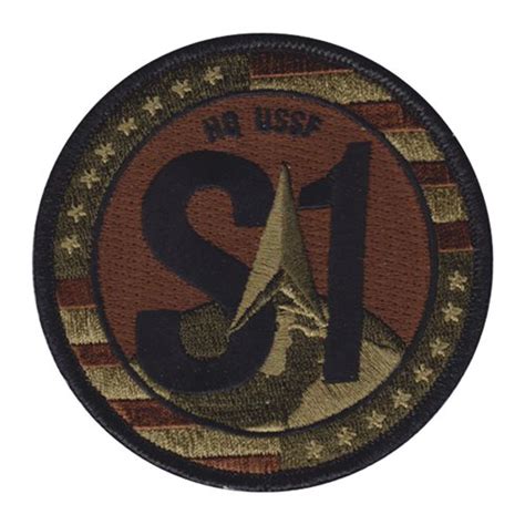 Hq Ussf S1 Ocp Patch Headquarters United States Space Force Patches