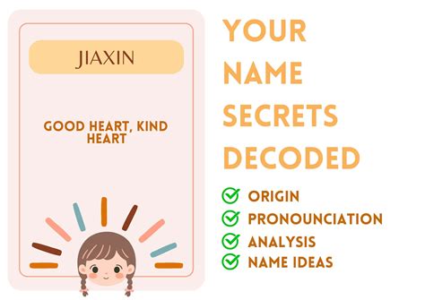 Jiaxin Girl Name Meaning And Pronunciation