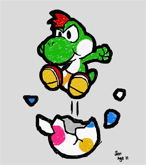 Yoshi D By J Cho On Deviantart