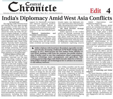 Sunil Goyal On Linkedin India Diplomacy Asia Centralchronicle Vasudhaiva Narendramodi Peace