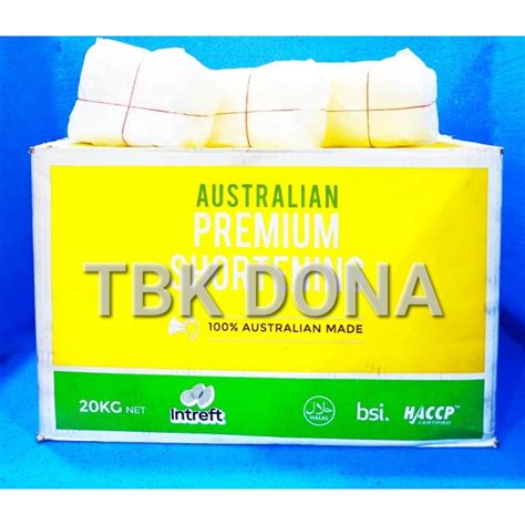 Jual Mentega Putih Australi Australian Premium Shortening Repack 250 Gr Shopee Indonesia