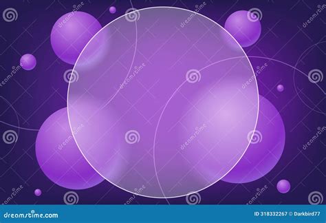 Glassmorphism Frame With Blur Effect On A Gradient Blue Background With Blur Effect Vector