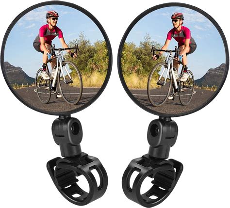 Tagvo Bike Mirror 2 Pcs Bicycle Cycling Rear View Safe