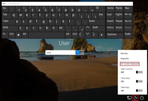 how to login to windows os without keyboard techdotmatrix