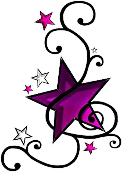 Star Ink Celestial Mark Body Art Free Png