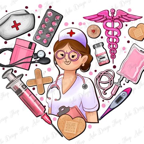 Nurse Clipart Etsy