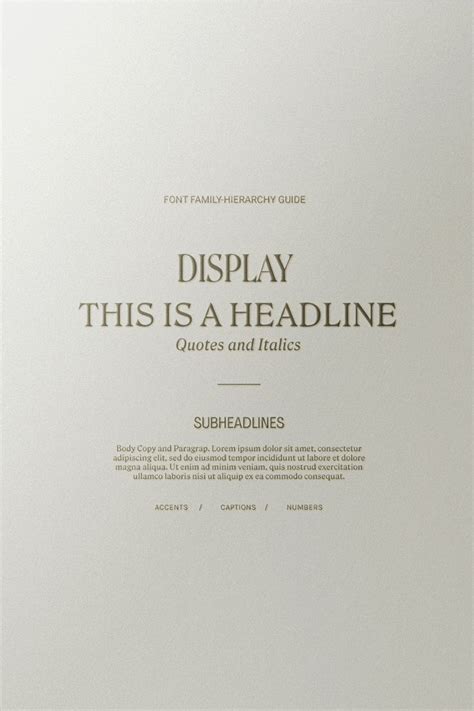 Feminine And Contemporary Typography Font Hierarchy Graphic Design Feminine And Contemporary Typography Font Hierarchy Graphic Design