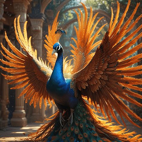 Phoenix And Peacock Symbols Of Beauty Magnificence And
