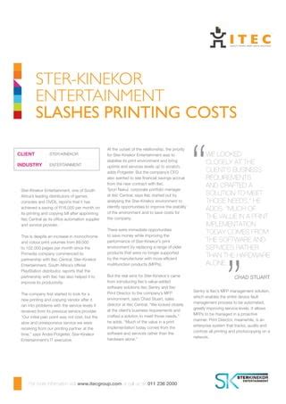 ITEC Case Study PDF