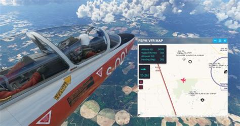 fspm vfr map a great msfs toolbar mod with a moving map msfs addons