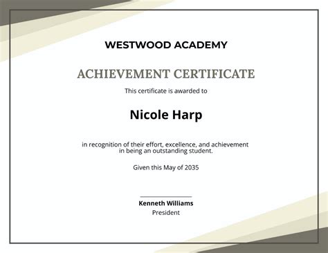 Free Printable Academic Certificate Templates To Customize Online