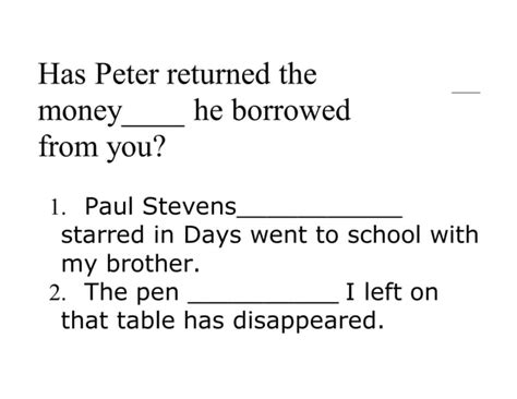 9 Class Relative Clausesdoc