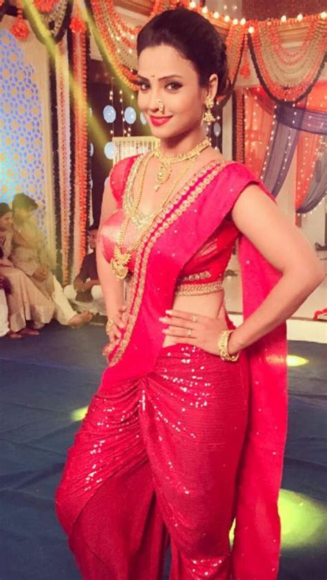 Adaa Khan In Green Saree