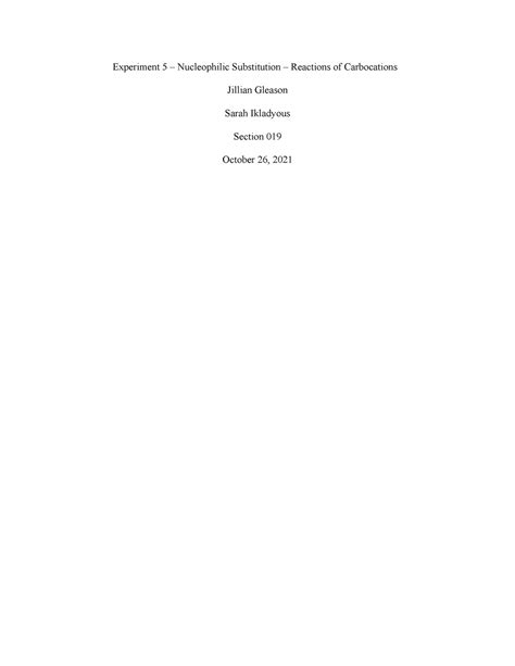 Post Lab 5 Post Lab For Experiment 5 Graded And Received An A