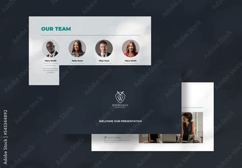 Warrior Presentation Layout Stock Template Adobe Stock