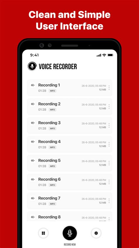 Android 용 Voice Recorder App 다운로드