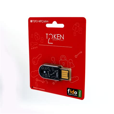 Token2 Token2 T2f2 Nfc Slim Fido2 U2f And Totp Security Key Token2 Mfa Products And