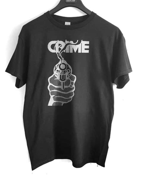 Crime Band T Shirt San Francisco Punk Flipper Toiling Midgets Sleepers