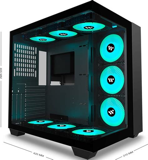 Amanson Pc Case Pre Install 9 Argb Fans Review