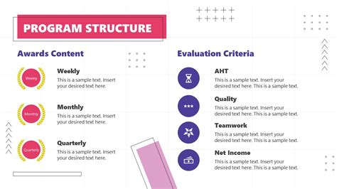 Operations Metrics Recognition Program Template