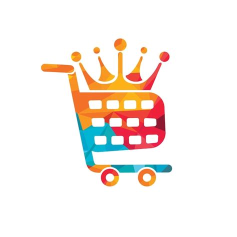 Premium Vector King Shop Vector Logo Design