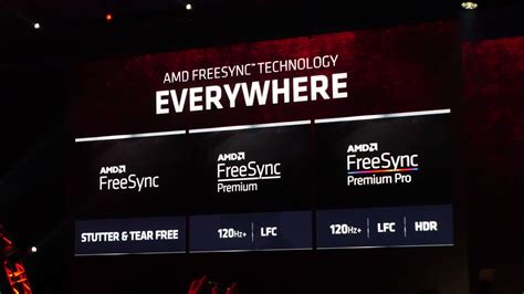 AMD Reclassifies The FreeSync Tiers With FreeSync FreeSync Premium And FreeSync Premium Pro