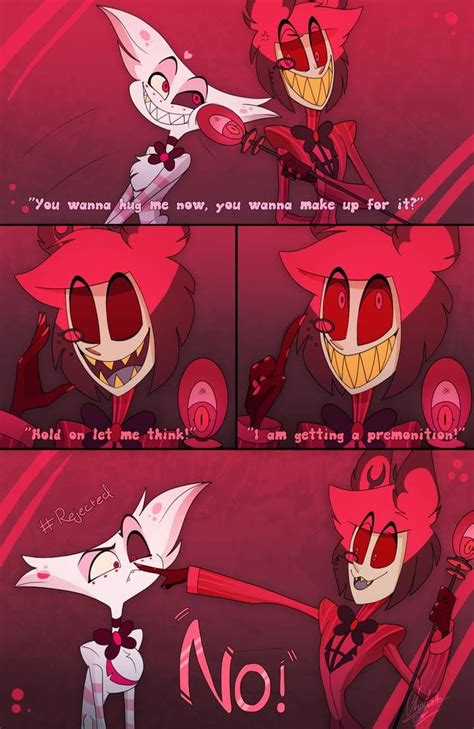 Alastor And Angel By Bluestripedrenulian On Deviantart Hotel Art