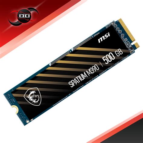 MSI Spatium M390 500GB PCIe 3.0 – Tech Titan