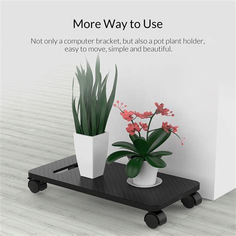 ORICO CPU PC Tower Case Holder Bracket Stand With Rotating Wheels Fla JG Superstore