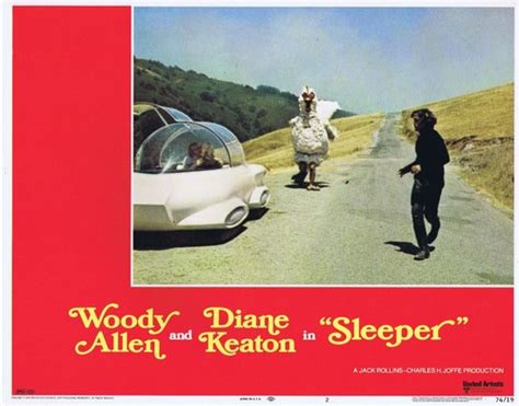 Sleeper Original Us Lobby Card 2 Woody Allen Diane Keaton 1974 John