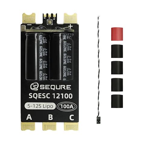 Sequre Esc 12100 Brushless Electric Speed Controller 5 12s 100a Esc