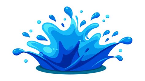 Cartoon Water Splash Pngs For Free Download