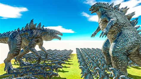 King Of The Monster War Growing Godzilla 2014 Vs Zilla Size
