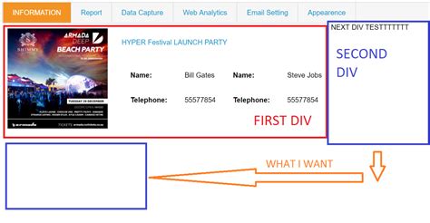 Css Float Div Left Next To Table Of Arbitrary Width