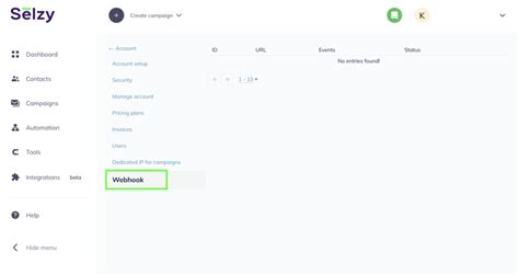 Event Notification System Webhooks