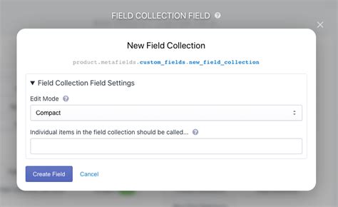 Field Collection Custom Fields Knowledge Base