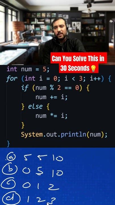can you solve this coding question in 30 seconds java coding learncoding youtube