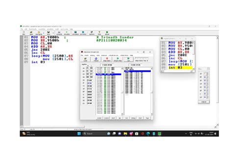 Mpandma 1 Yes Emu8086 Assembler And Microprocessor Emulator 4 File Edit Bookmarks Assembler